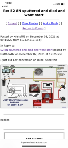 8N firing order | Yesterday's Tractors Forums