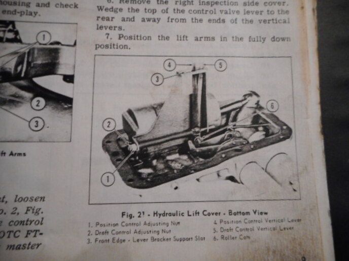 MF 50 draft/lift control spring adjustment | Yesterday's Tractors Forums
