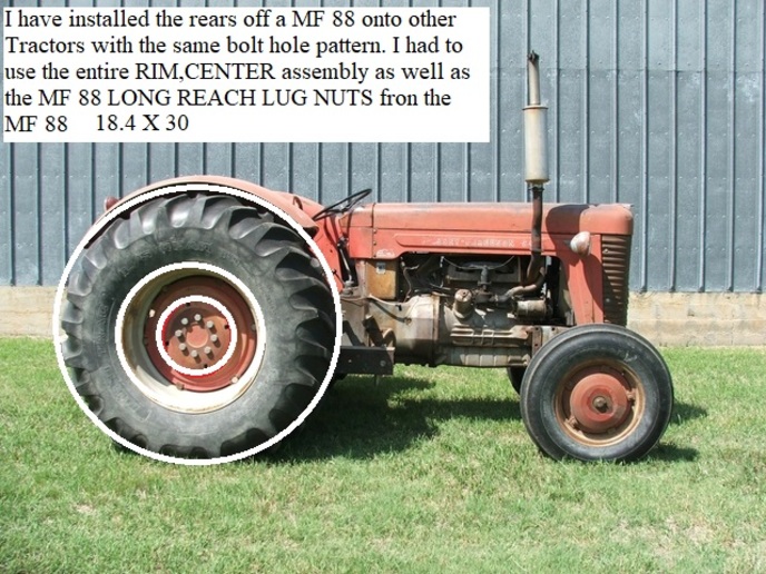 MF 85 Spinout rims | Yesterday's Tractors Forums