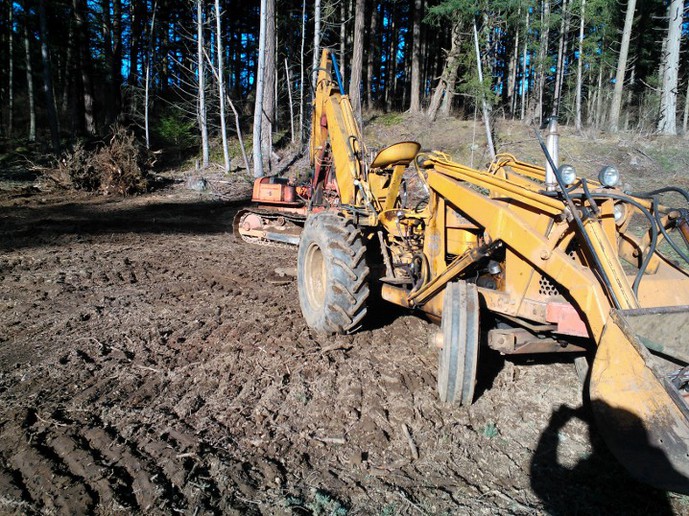 digging depth of backhoe on a 1957 320 case industrial | Yesterday's ...