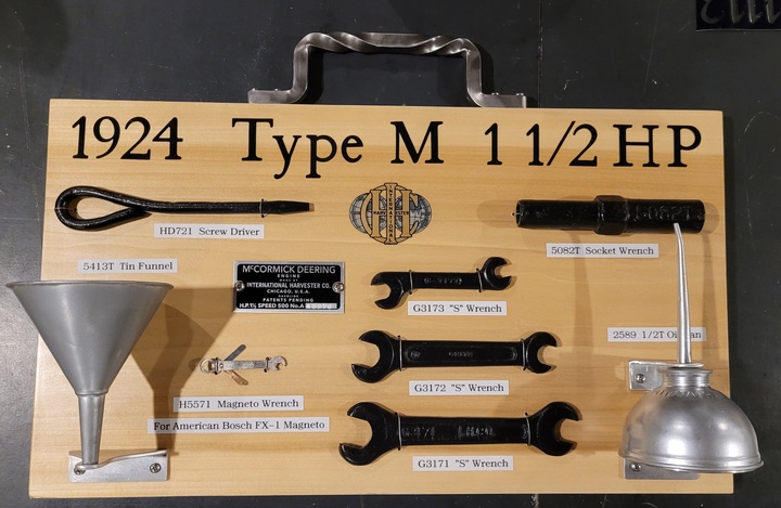 1924 McCormick M 1.5hp tools | Yesterday's Tractors Forums