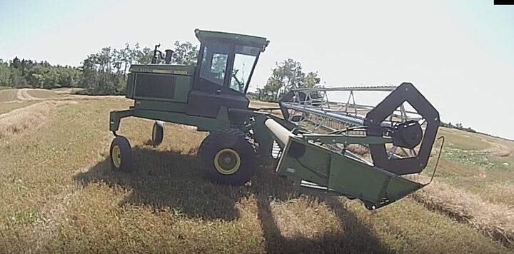 Swathing Wheat | Yesterday's Tractors Forums