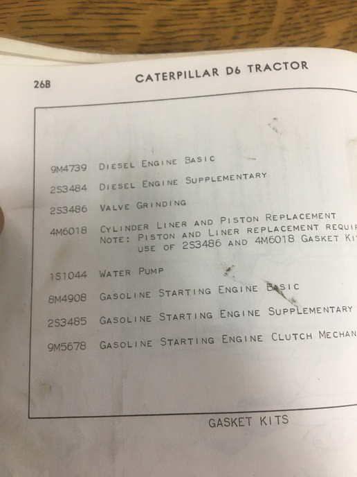 Cat D6C Engine Identification | Yesterday's Tractors Forums