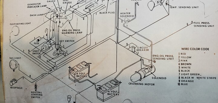 Case 930 diesel started wiring | Yesterday's Tractors Forums
