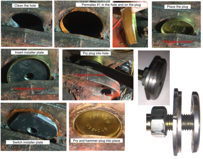 860 Freeze Plug installation | Yesterday's Tractors Forums