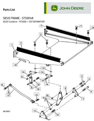 JD 6620 Chaffer and Sieve | Yesterday's Tractors Forums