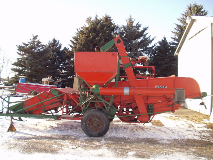 Reels and canvases from JI Case A (?) combines | Yesterday's Tractors ...