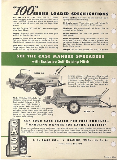Case 101 loader | Yesterday's Tractors Forums