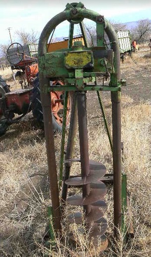 Antique post hole auger store
