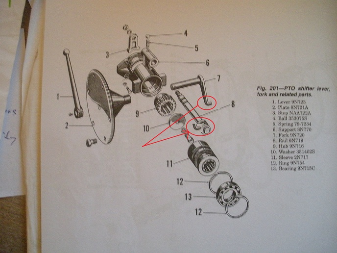 8N PTO disengage lever problem | Yesterday's Tractors Forums