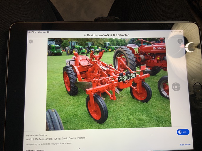 David brown 2d tractor | Yesterday's Tractors Forums