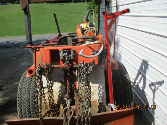 Put the new home built log lifter to the test | Yesterday's Tractors Forums