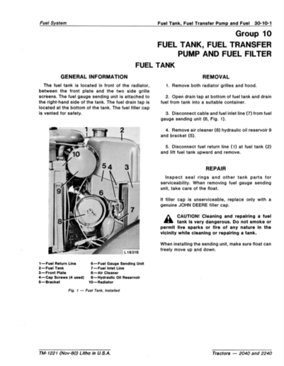 Hydraulic pump manual destroke valve installation | Yesterday's ...