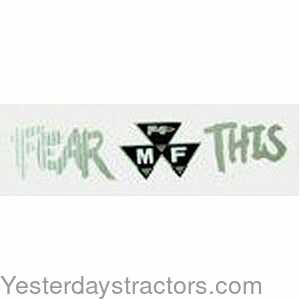 Massey Ferguson 2615 inchFEAR THIS inch Decal - 116974