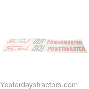 Ford 801 Decal Set, PowerMaster - R4126