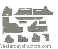 John Deere 4440 Cab Kit, 10 Piece - CKJD40-10